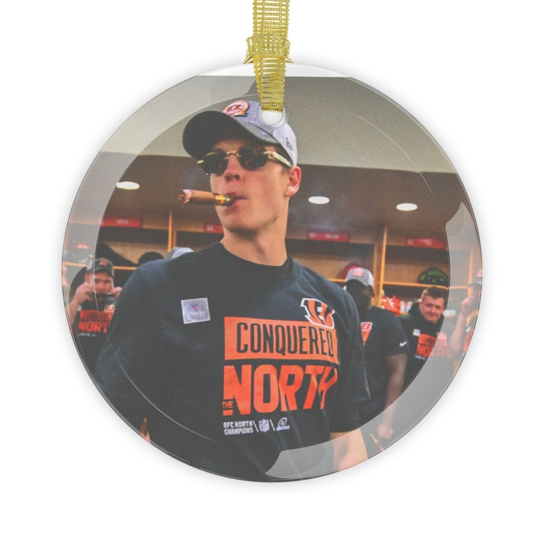Joe Burrow, Cigar Smoke, Joe Cool, Joey B, Cincinnati, Football Glass ...