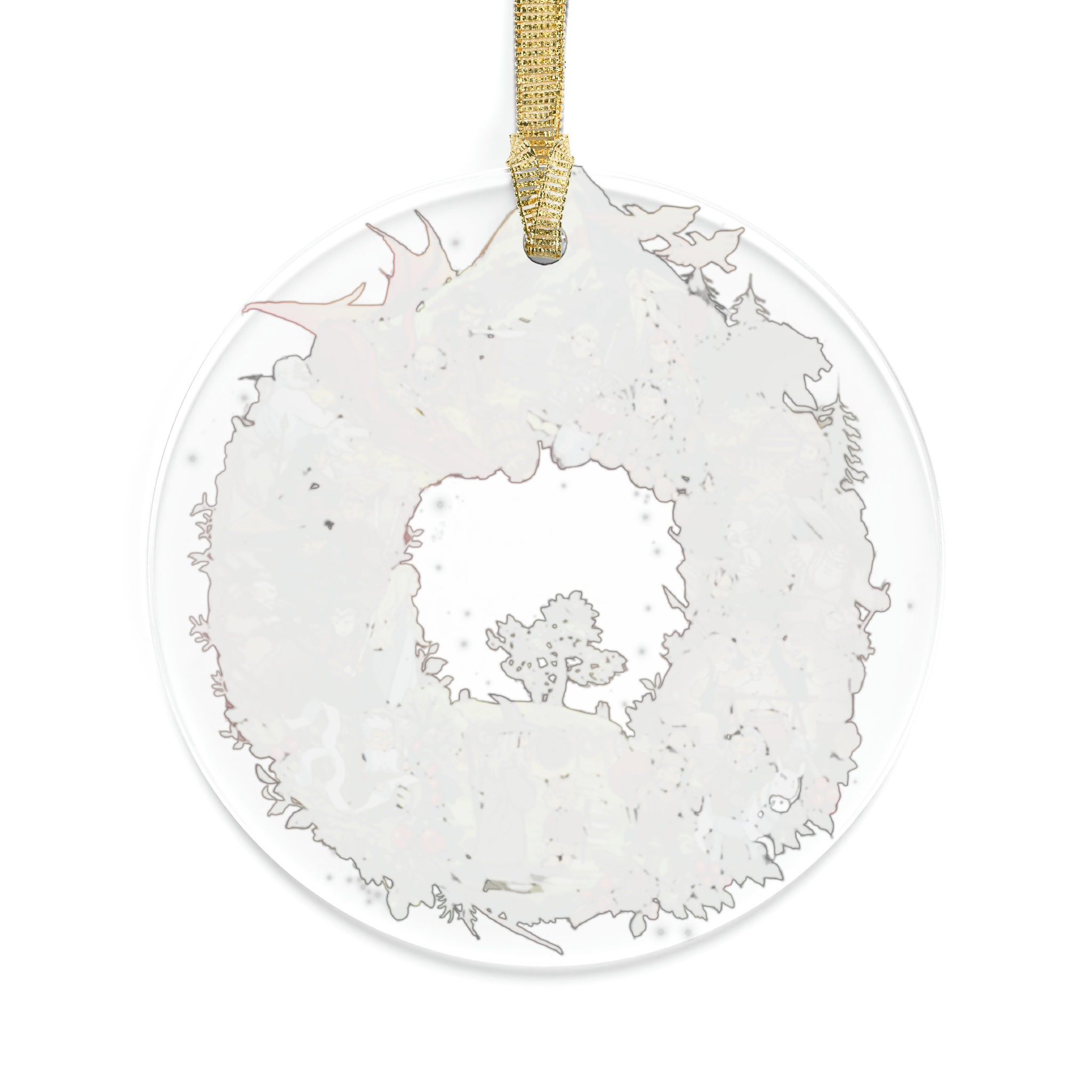 The Hobbit Christmas, Bilbo, Frodo, Gandalf, Lord of the Ring, Stained ...