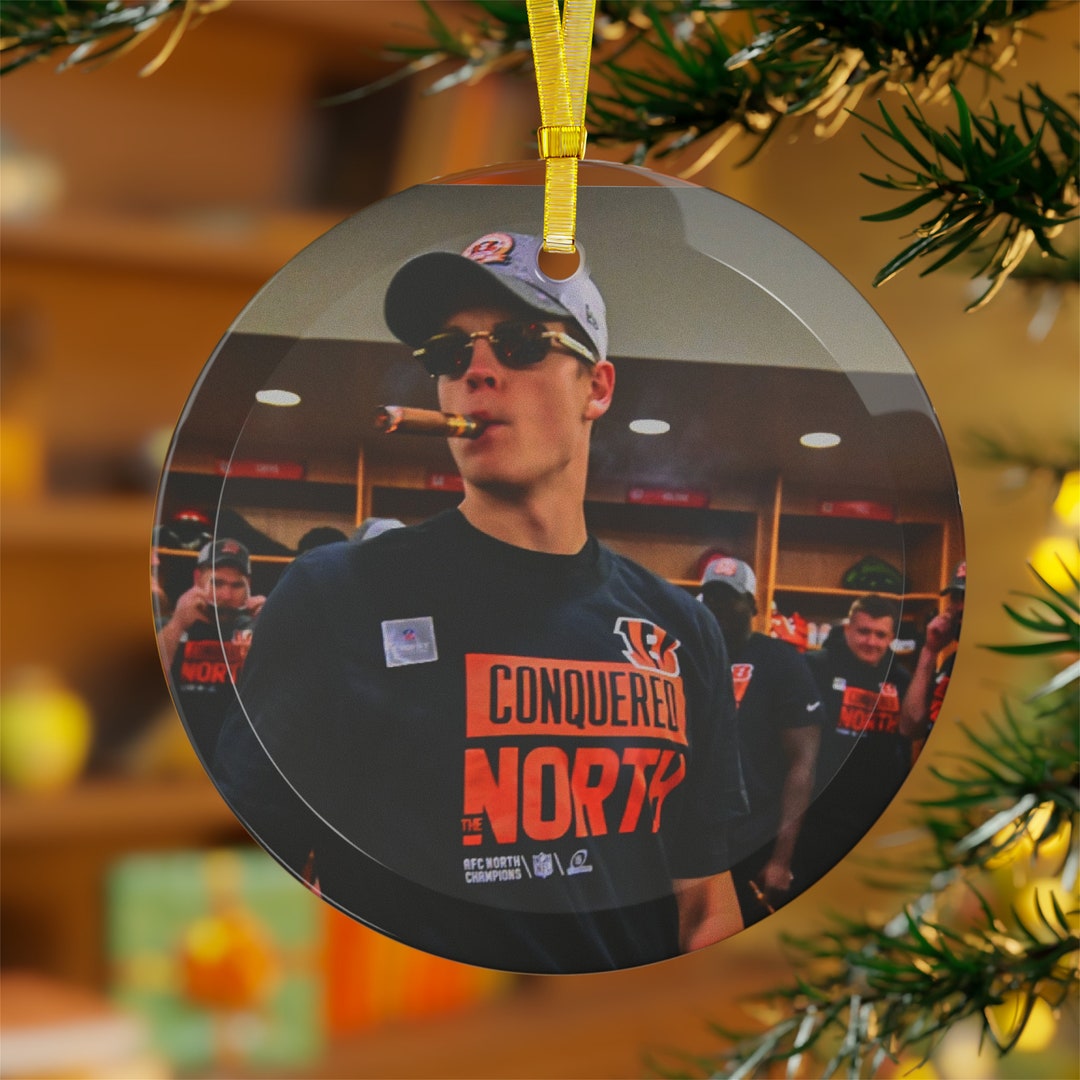 Joe Burrow, Cigar Smoke, Joe Cool, Joey B, Cincinnati, Football Glass ...