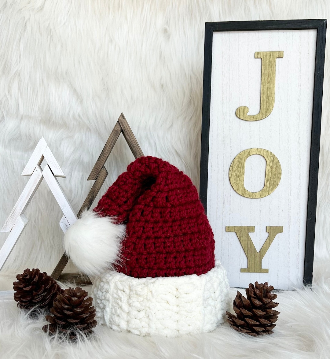 Christmas Santa Hat for Men, Large Santa Hat for Big Head, Christmas ...
