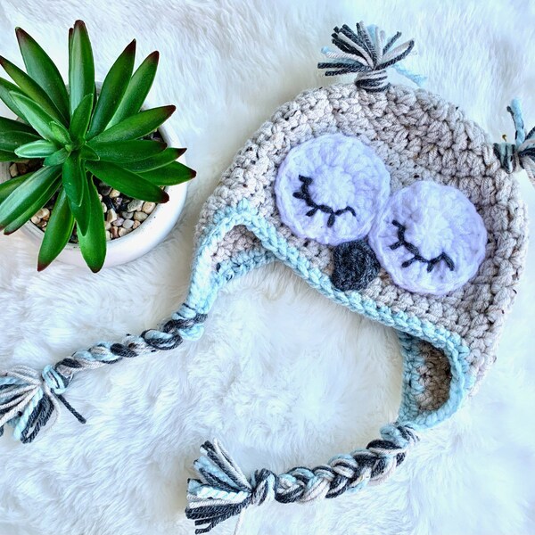 Baby Boy Owl Beanie - Etsy