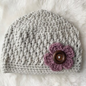 Hat and Mitten Set, Hat and Mittens for Her, Pink Crochet Hat, Winter ...