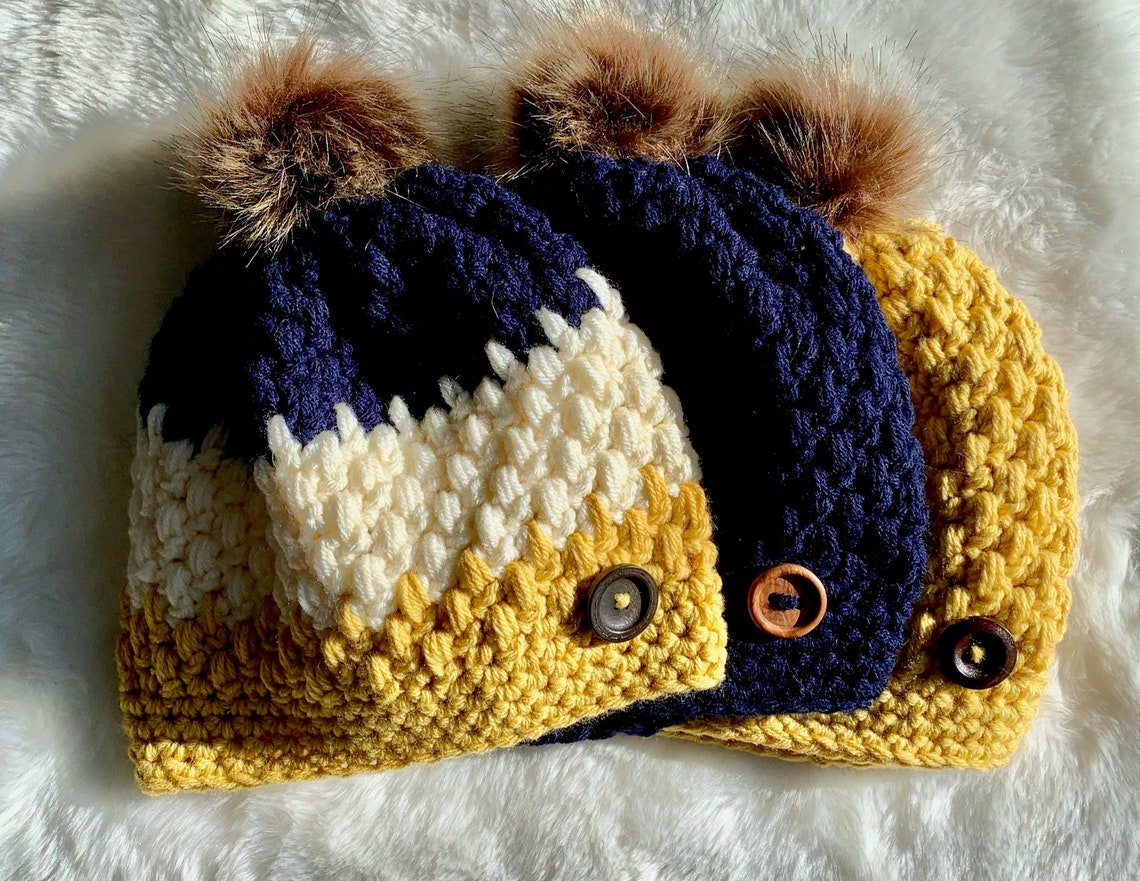 Chunky Toque Crochet Pattern, Easy Beginner Level (PDF Pattern) - Etsy