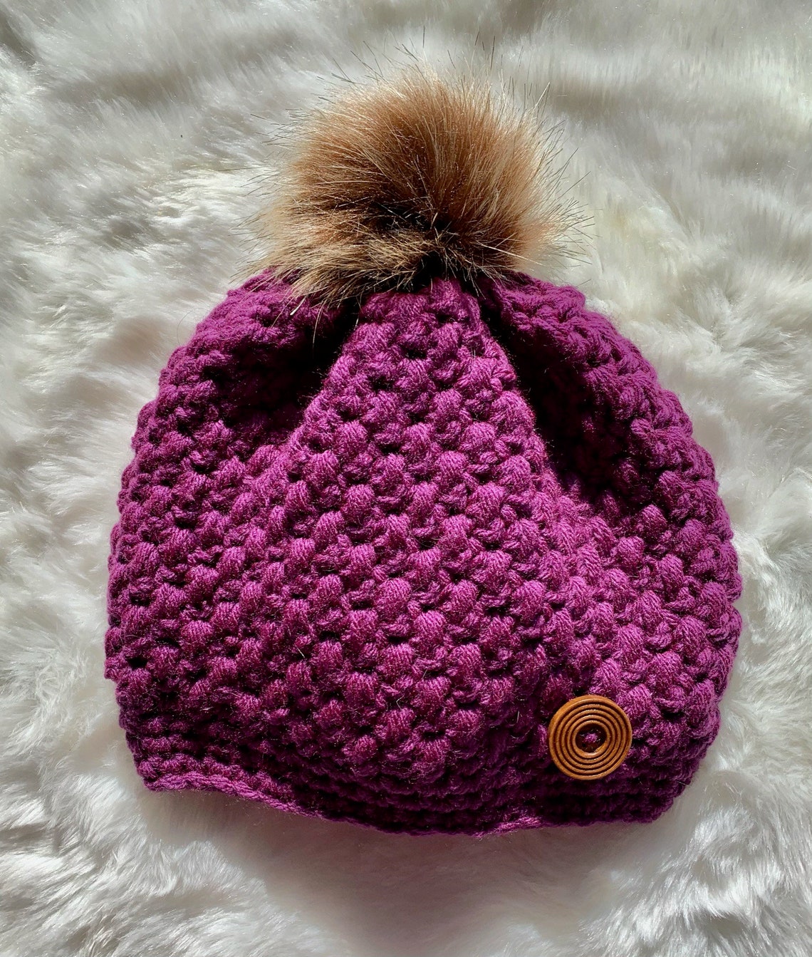 Chunky Toque Crochet Pattern, Easy Beginner Level (PDF Pattern) - Etsy