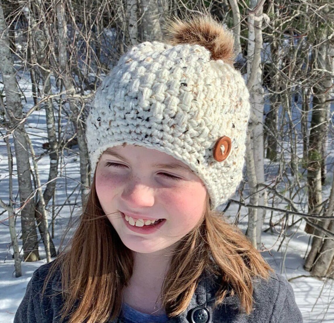 Chunky Toque Crochet Pattern, Easy Beginner Level (PDF Pattern) - Etsy