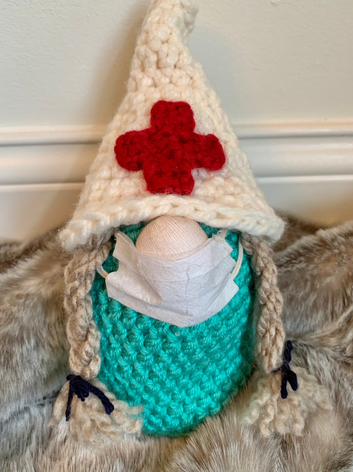 Crochet Nurse Gnome Nurses Week Gift for Her Nurse Birthday | Etsy