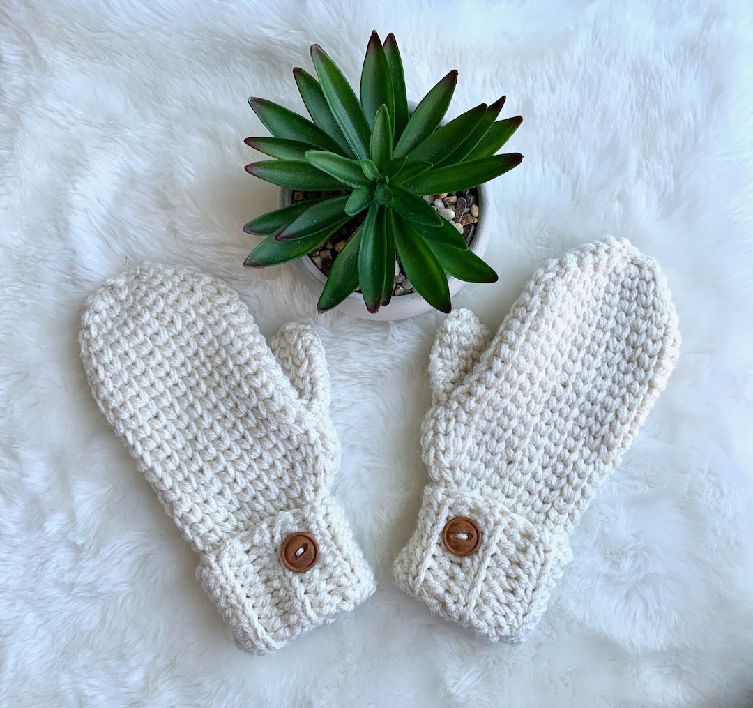Easy Crochet Mittens Pattern, Cozy Crochet Pattern for Beginners ...