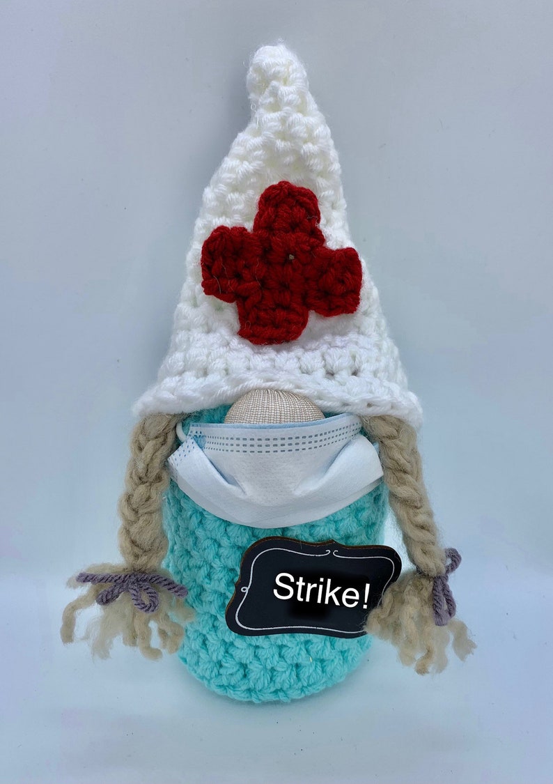 Crochet Nurse Gnome Nurses Week Gift for Her Nurse Birthday | Etsy
