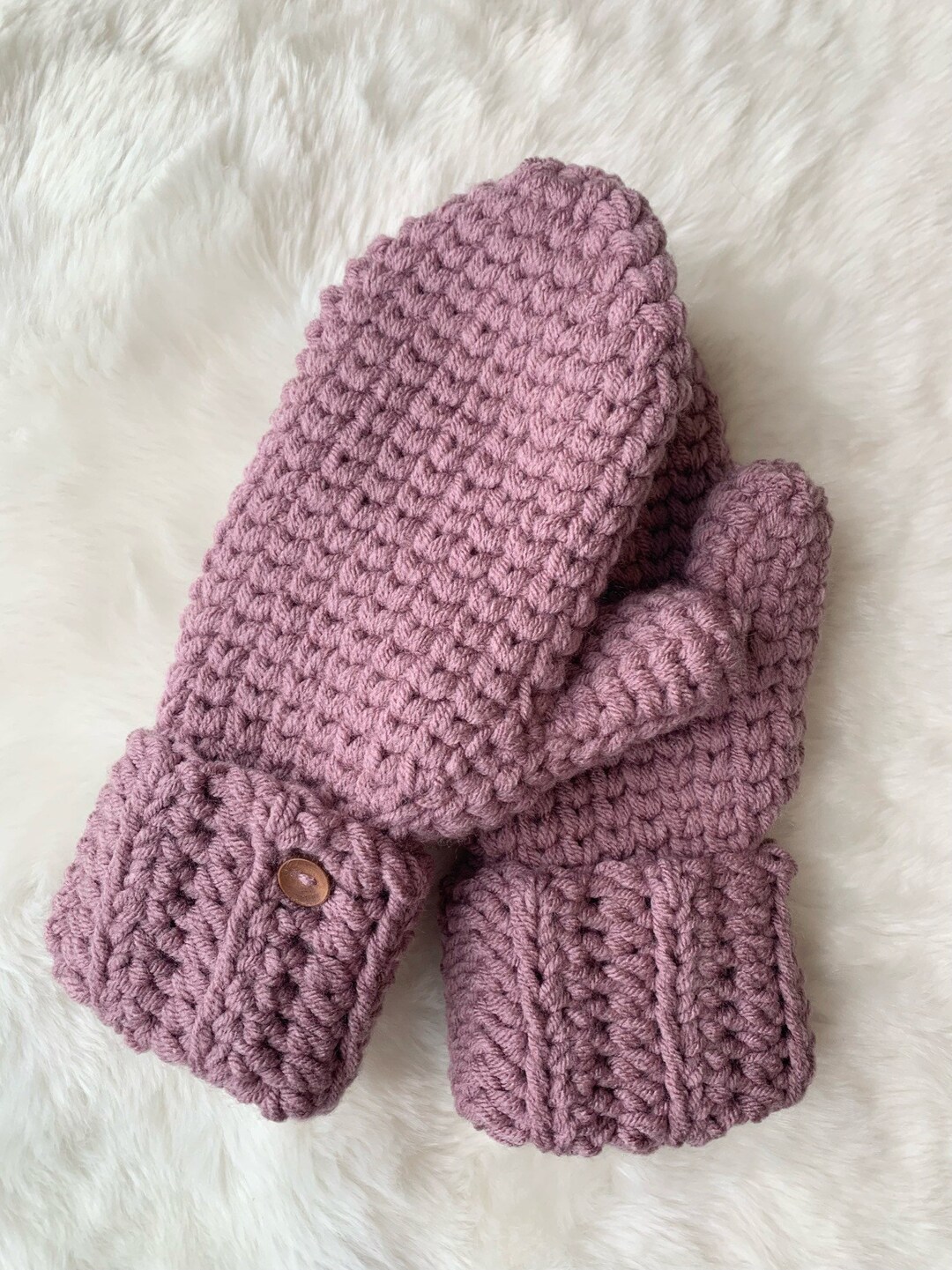 Mitten Crochet Pattern for Women, Easy Crochet Mitten Pattern, Mitten ...