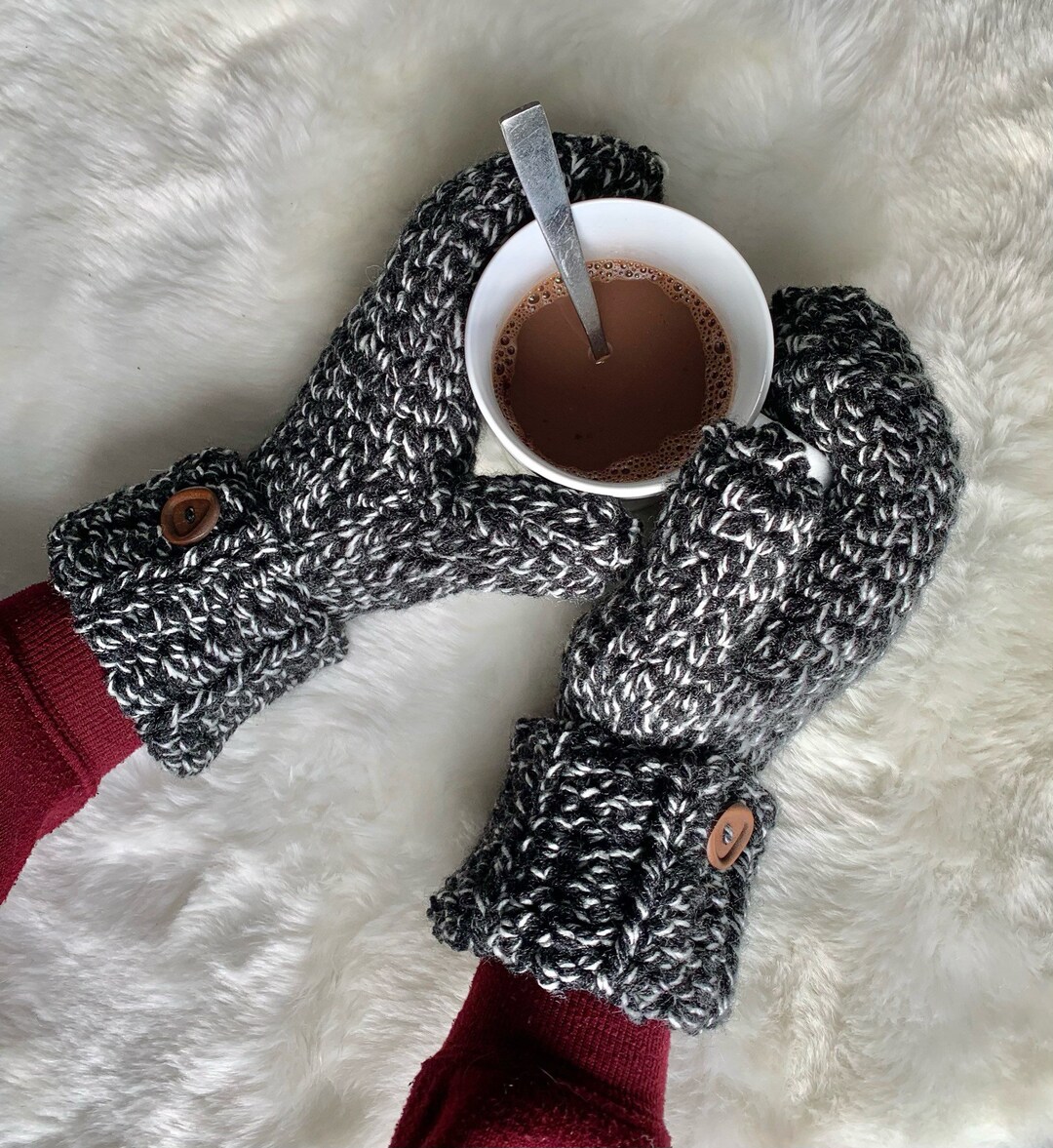 Winter Mittens for Women, Fall Gifts for Teenage Girls, Warm Mittens ...