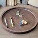 Walnut Catch All Tray, Wooden Tray, Round Wooden Tray, Candy Dish ...