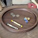Walnut Catch All Tray, Wooden Tray, Round Wooden Tray, Candy Dish ...
