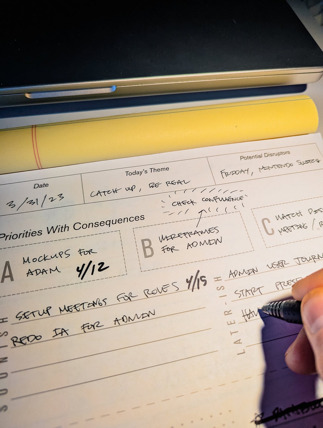 ADHD Daily Planner, Time Blocking, Neurodivergent Tools for Organizing ...