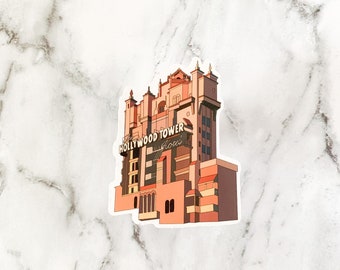 Tower of Terror Sticker Hollywood Tower Hotel Disney - Etsy