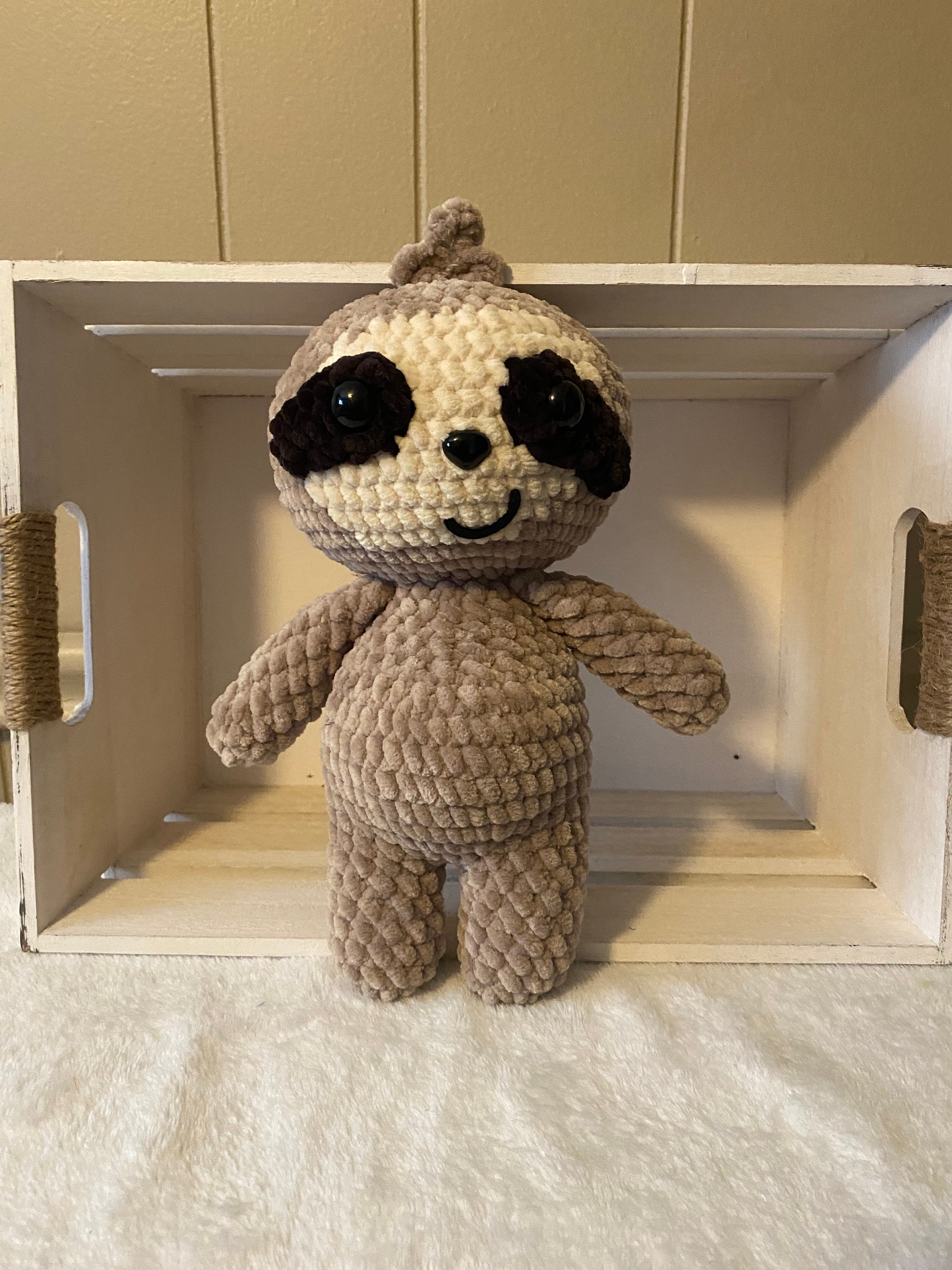 Crochet Sloth - Etsy