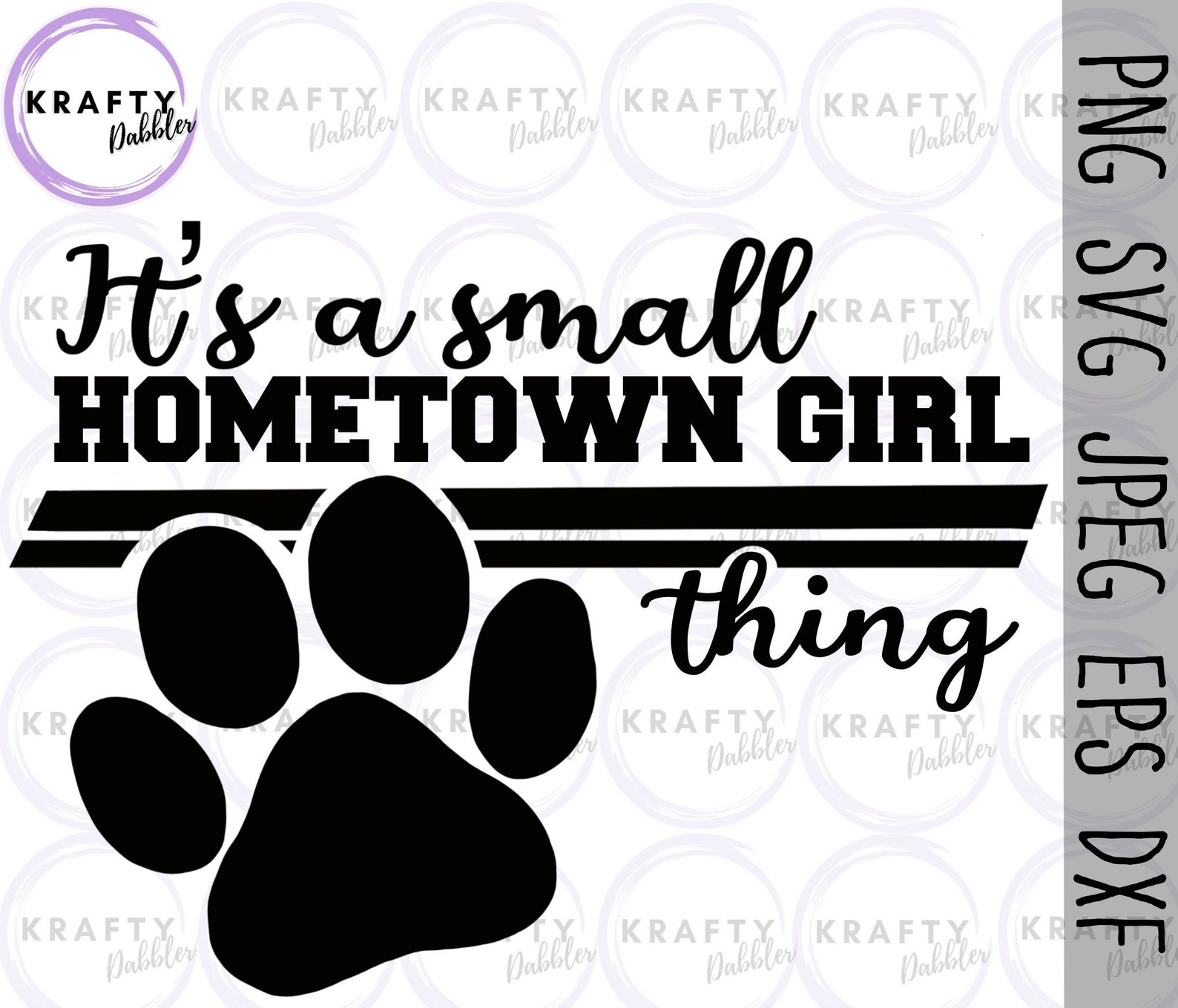 Paw Print Svg Dog Paws Svg Cat Paws Svg Small Hometown Girl - Etsy