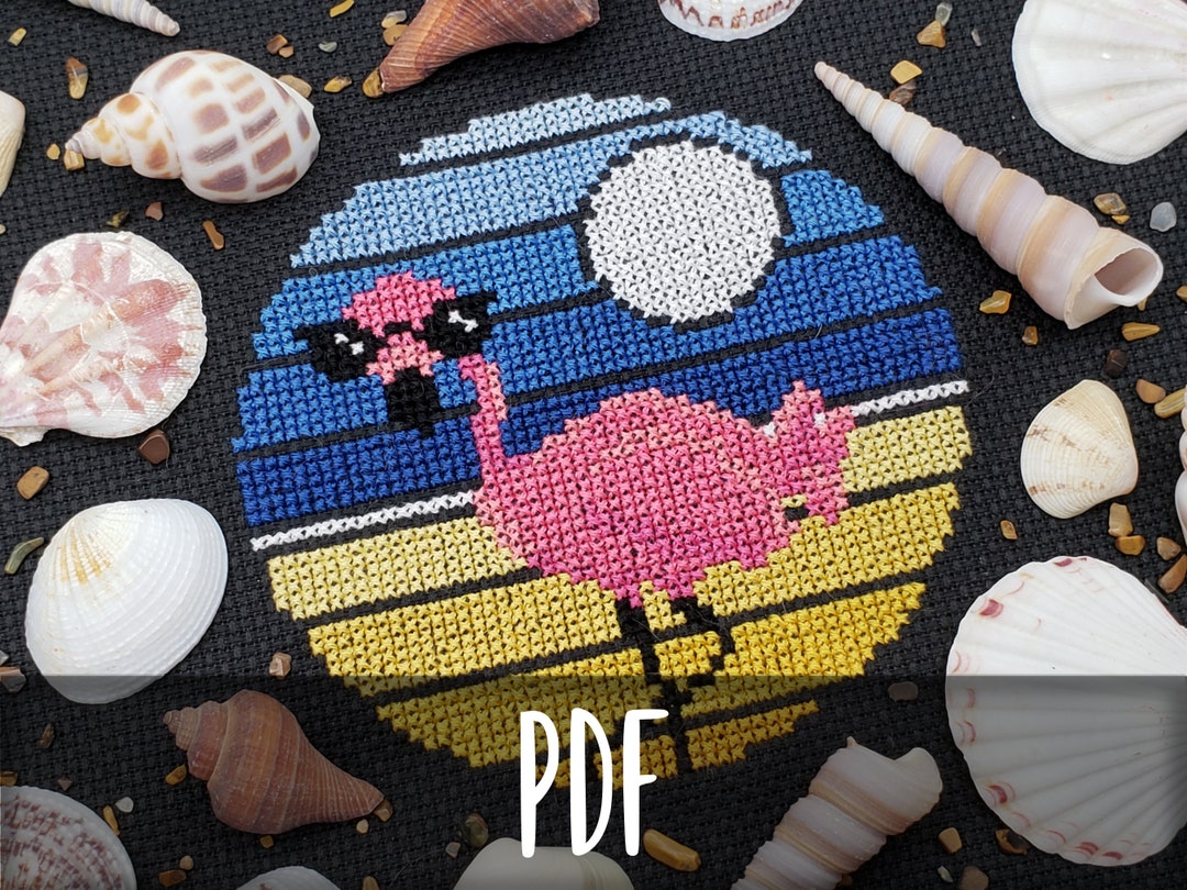 Sandy and Sassy - Modern Cross Stitch Design Pattern, PDF Digital ...