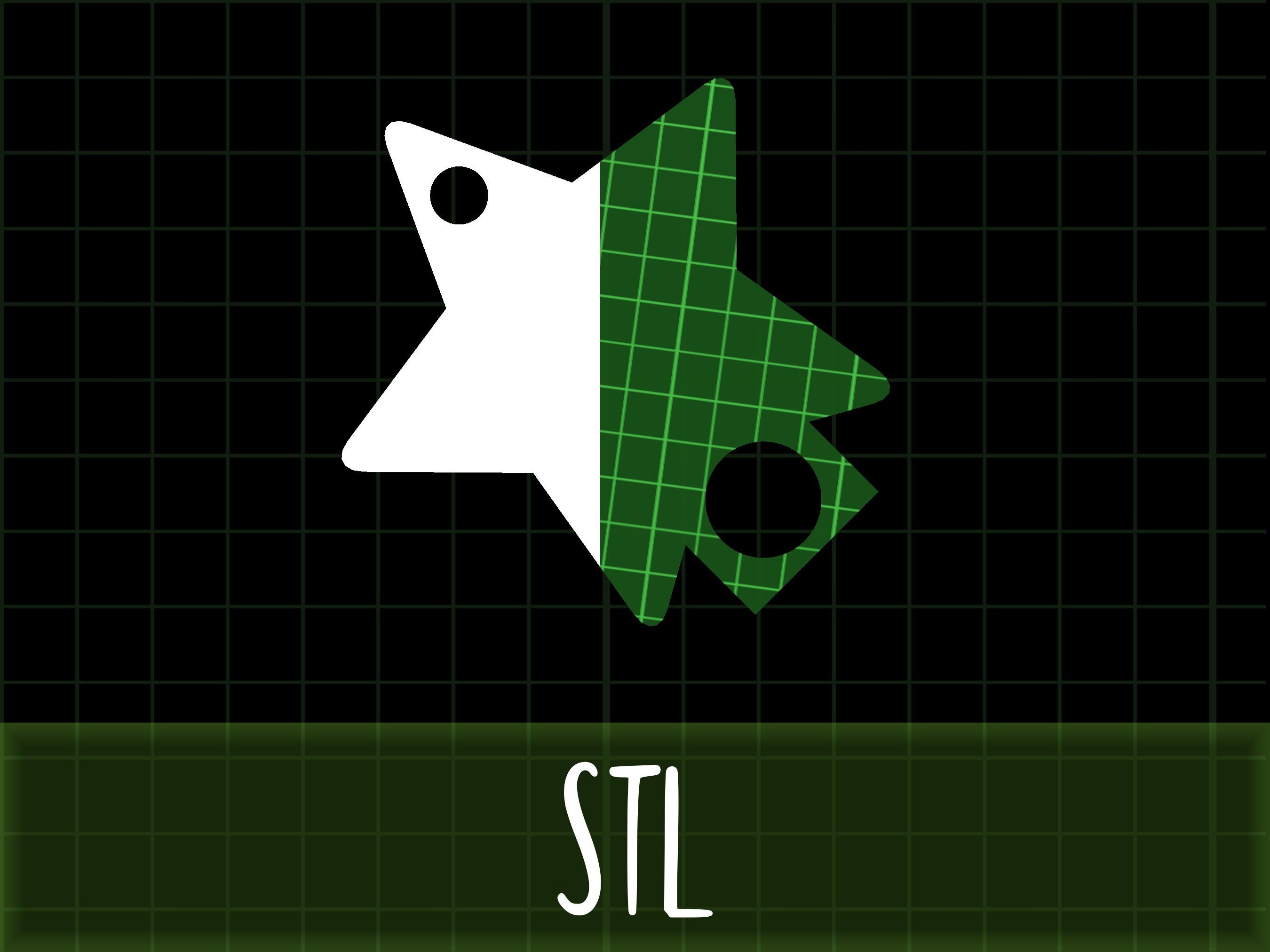 Shooting Star Decorative Cross Stitch Notion, Floss Drop, STL Digital ...