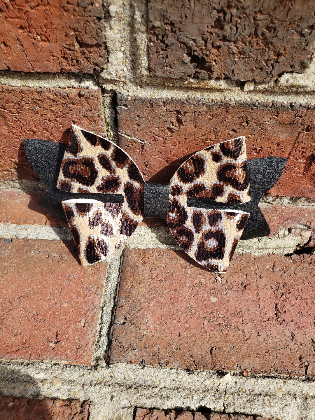 Cheetah Print Bow Cheetah Bow Animal Print Bow Finished - Etsy