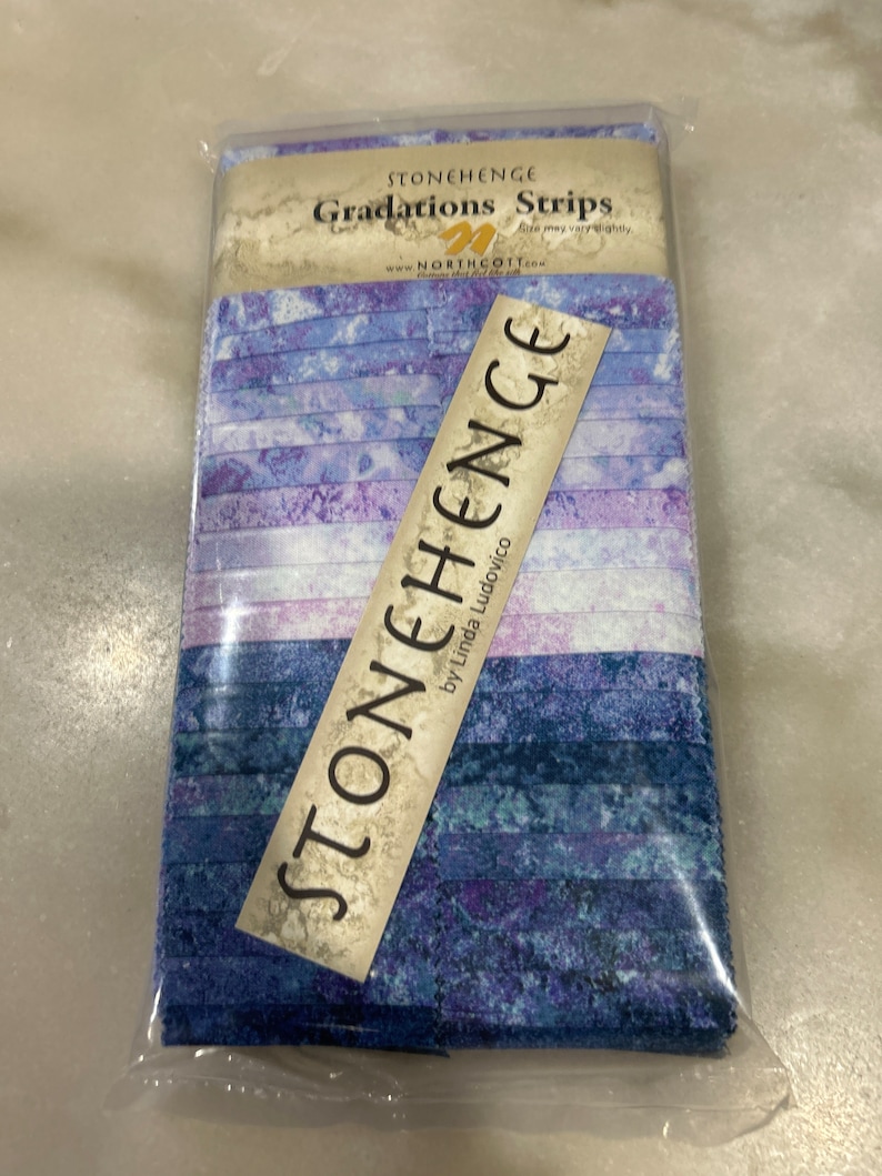 Stonehenge- Gradation Strips by Linda Ludovico - Etsy