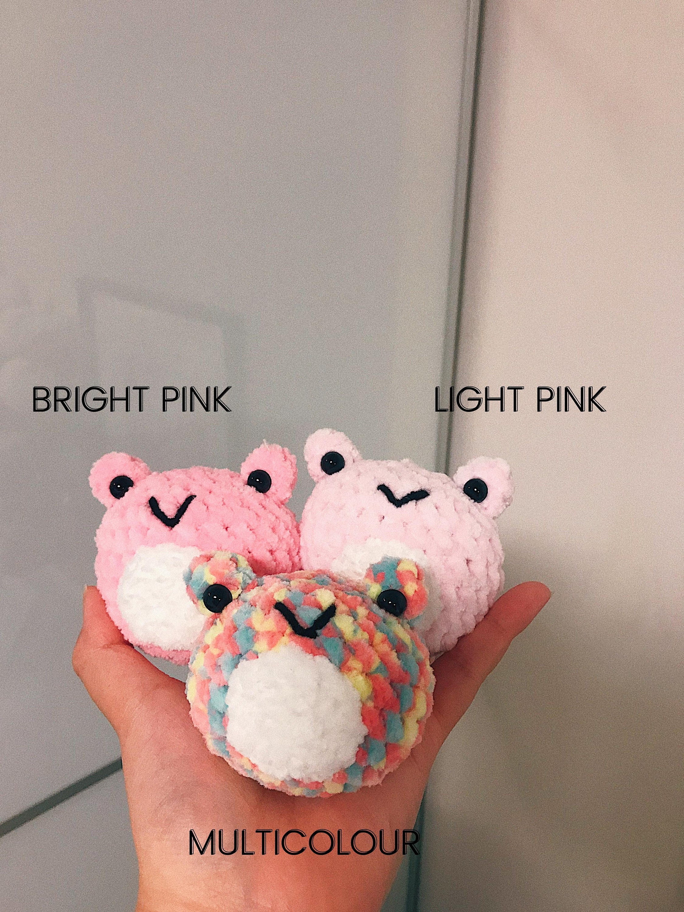 Frog Squishy Cute Handmade Super Soft Velvet Crochet Frog / - Etsy UK