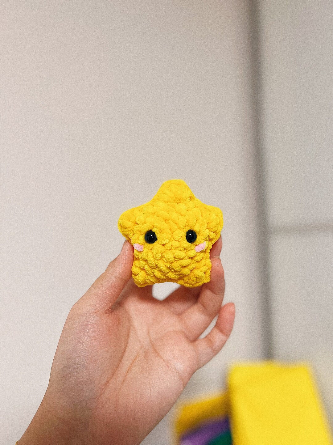 Star Squishy Cute Handmade, Super Soft Velvet Crochet Star / Stress ...