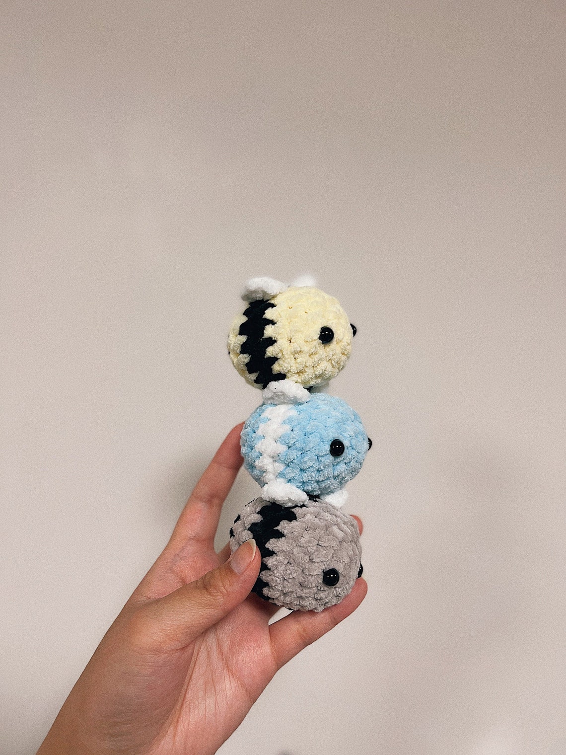 Mini Bumble Bee Squishy Cute Handmade Super Soft Velvet - Etsy