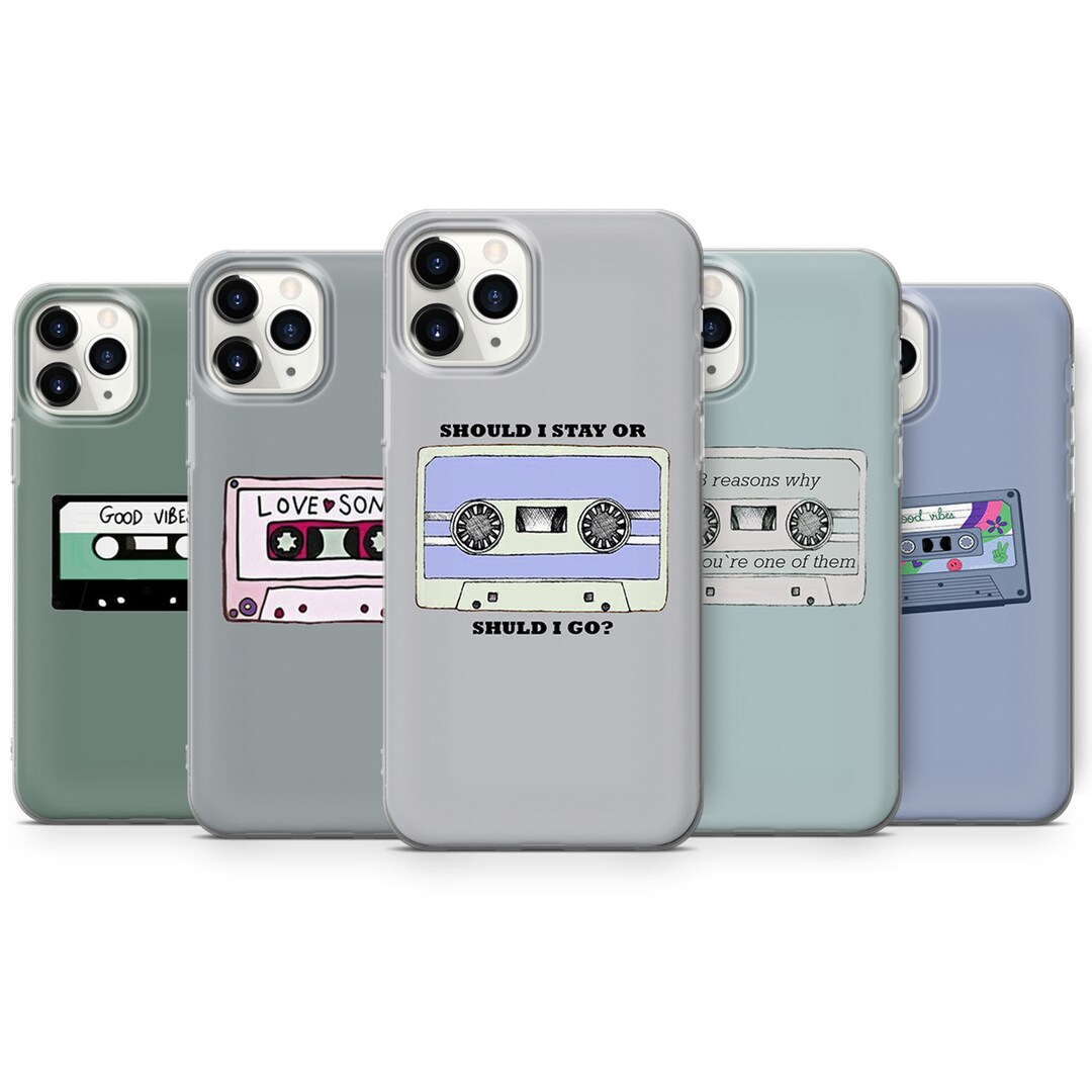 Old Style Phone Case Cassette Cover for iPhone 16, 15plus, 14, 13, 12 ...