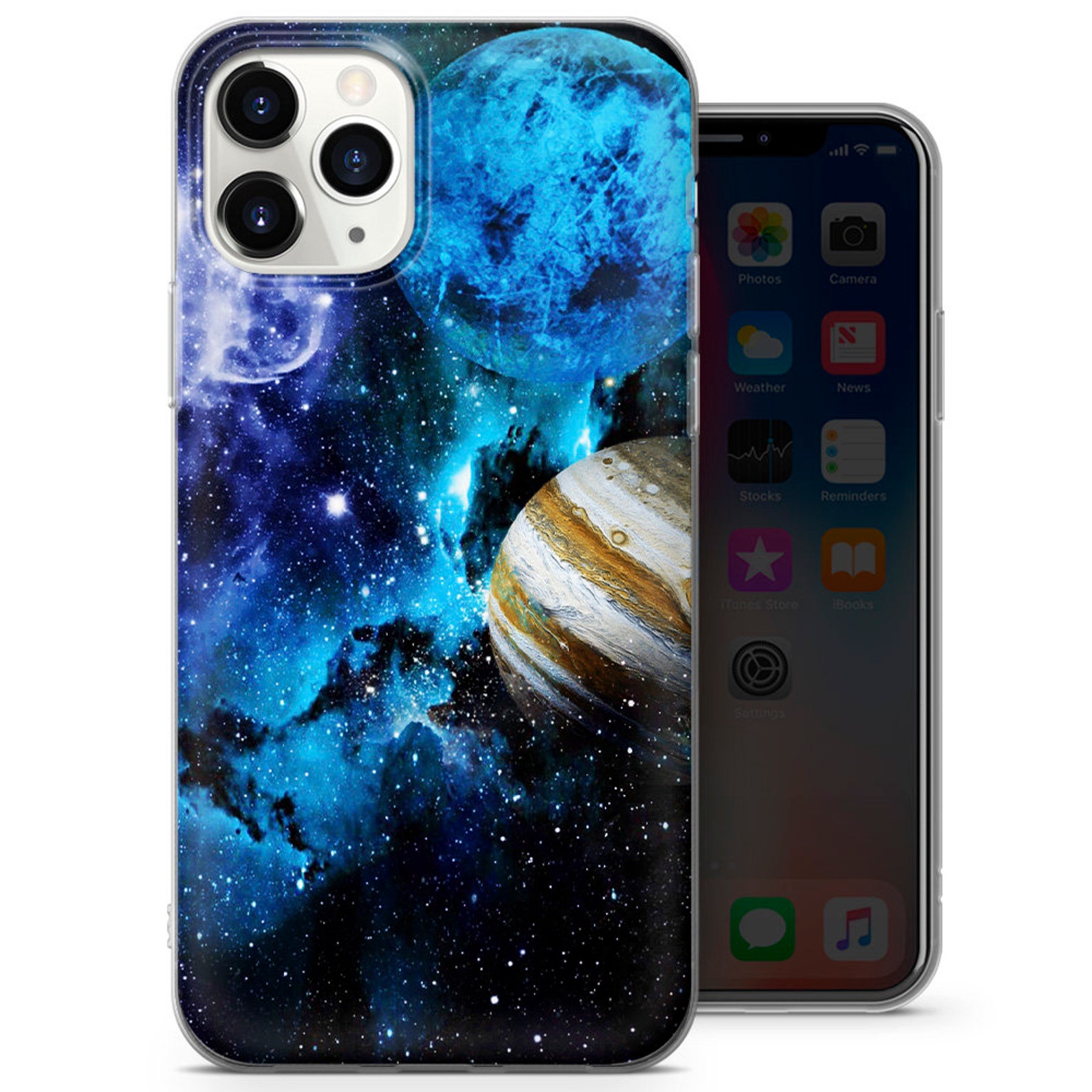 Stars Phone Case Space Cover for iPhone 16, 15plus, 14, 13, 12, Samsung ...