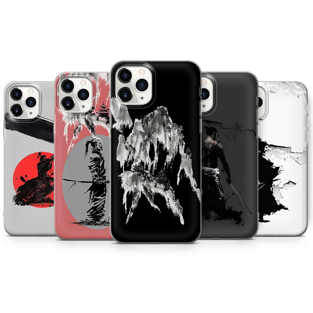 Samurai Phone Case Samurai Art Cover for iPhone 16, 15, 14, 13, 12 ...