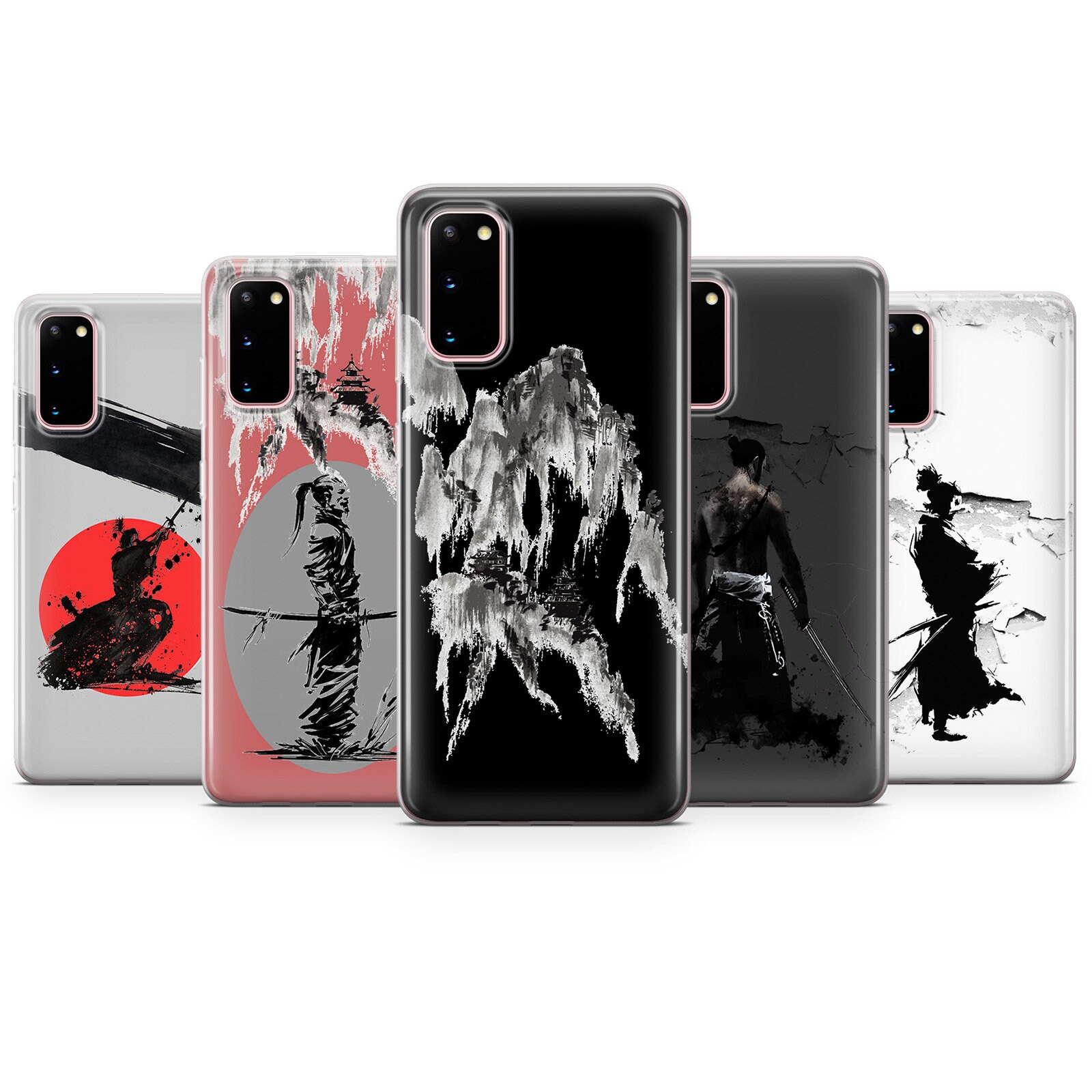 Samurai Phone Case Samurai Art Cover for iPhone 16, 15, 14, 13, 12 ...
