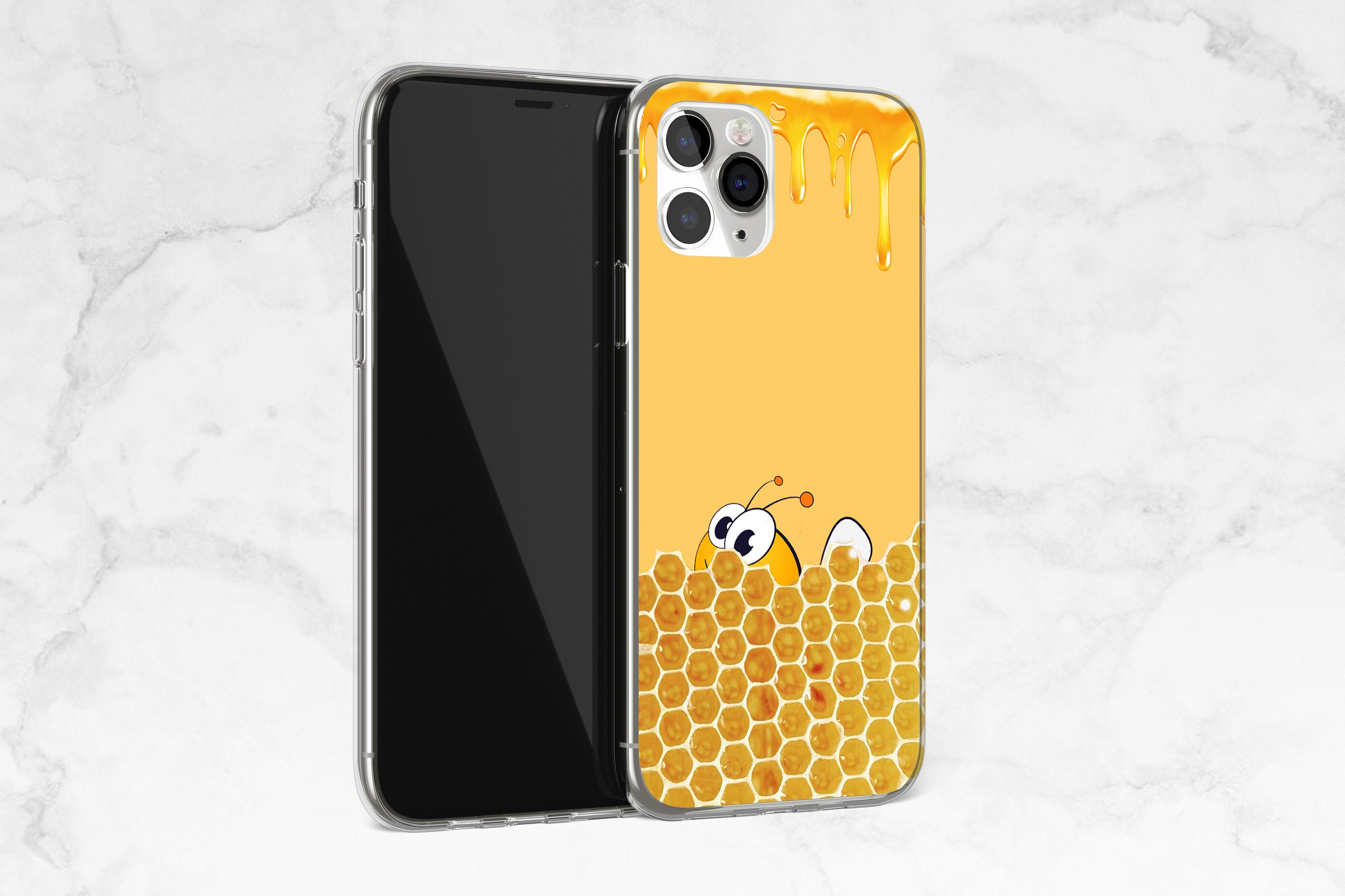 Bee Bumblebee Phone Case Yellow Cover for iPhone 16, 15plus, 14, 13, 12 ...