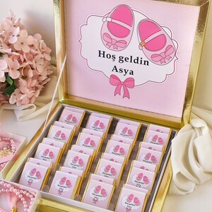 Islamic Baby Shower Party Favors,personalized Muslim Tasbeeh Gift Box ...