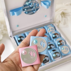 Personalized Baby Boy Chocolate Candy,thank You Chocolate Candy,baby ...