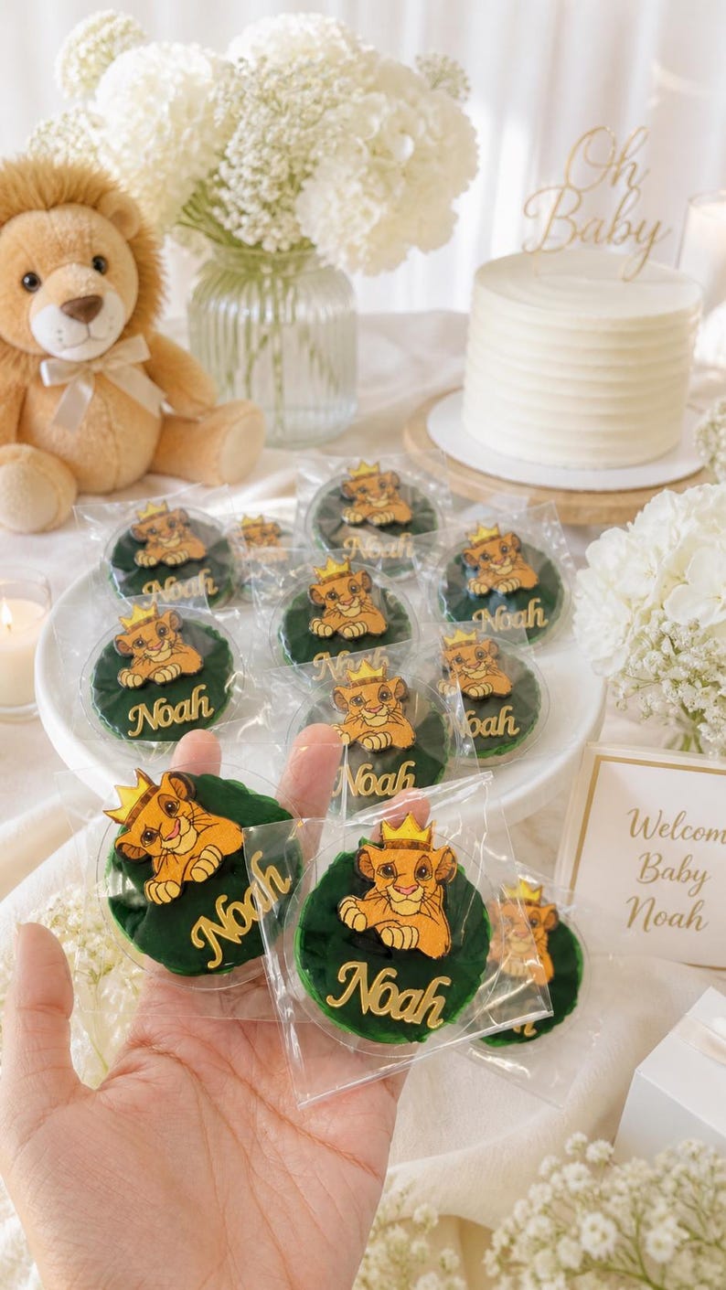 Personalized Baby Shower Magnets, Themed Birthday Party Favors, Custom ...