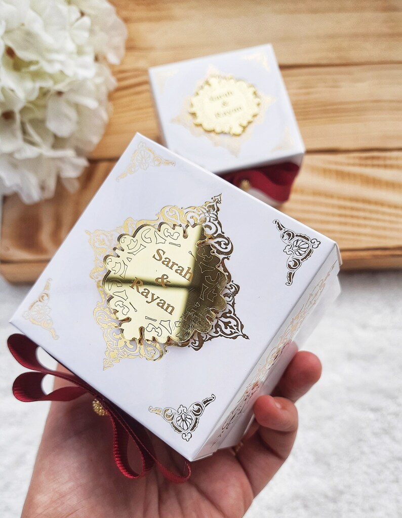Red Quran Boxeid Giftİslamic Weddingmüslim Mini Quran Book - Etsy