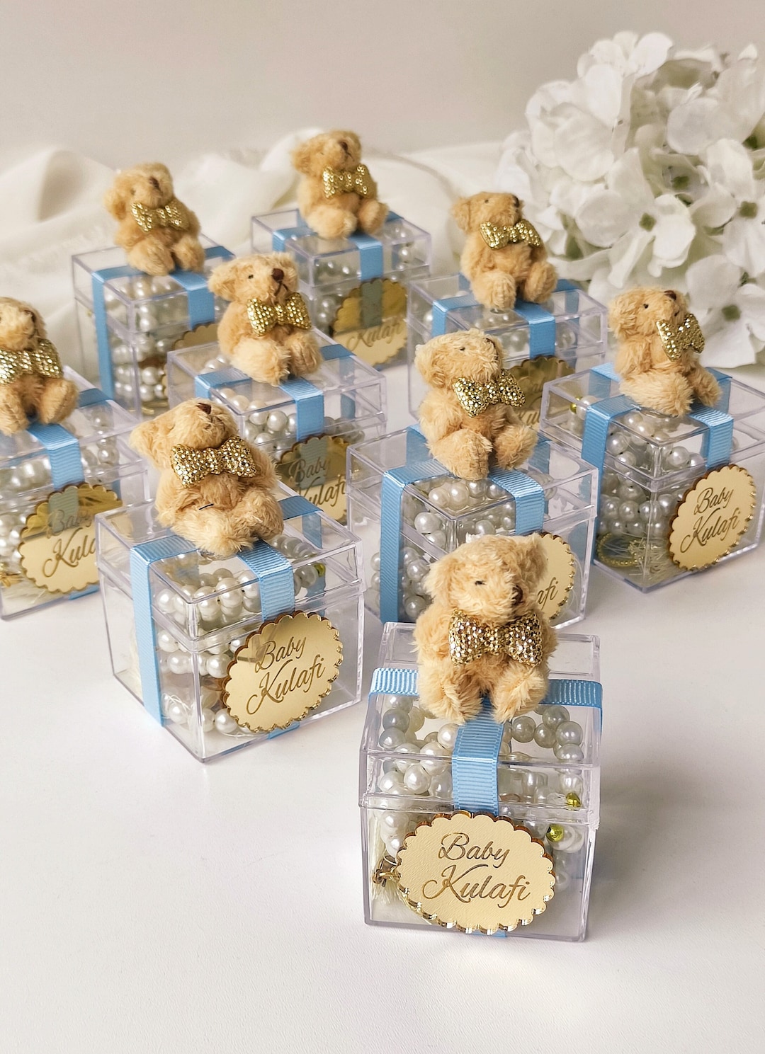 Teddy Bear Birthday Party Favor,unique 1st Birthday Tasbeeh Box,İslamic ...