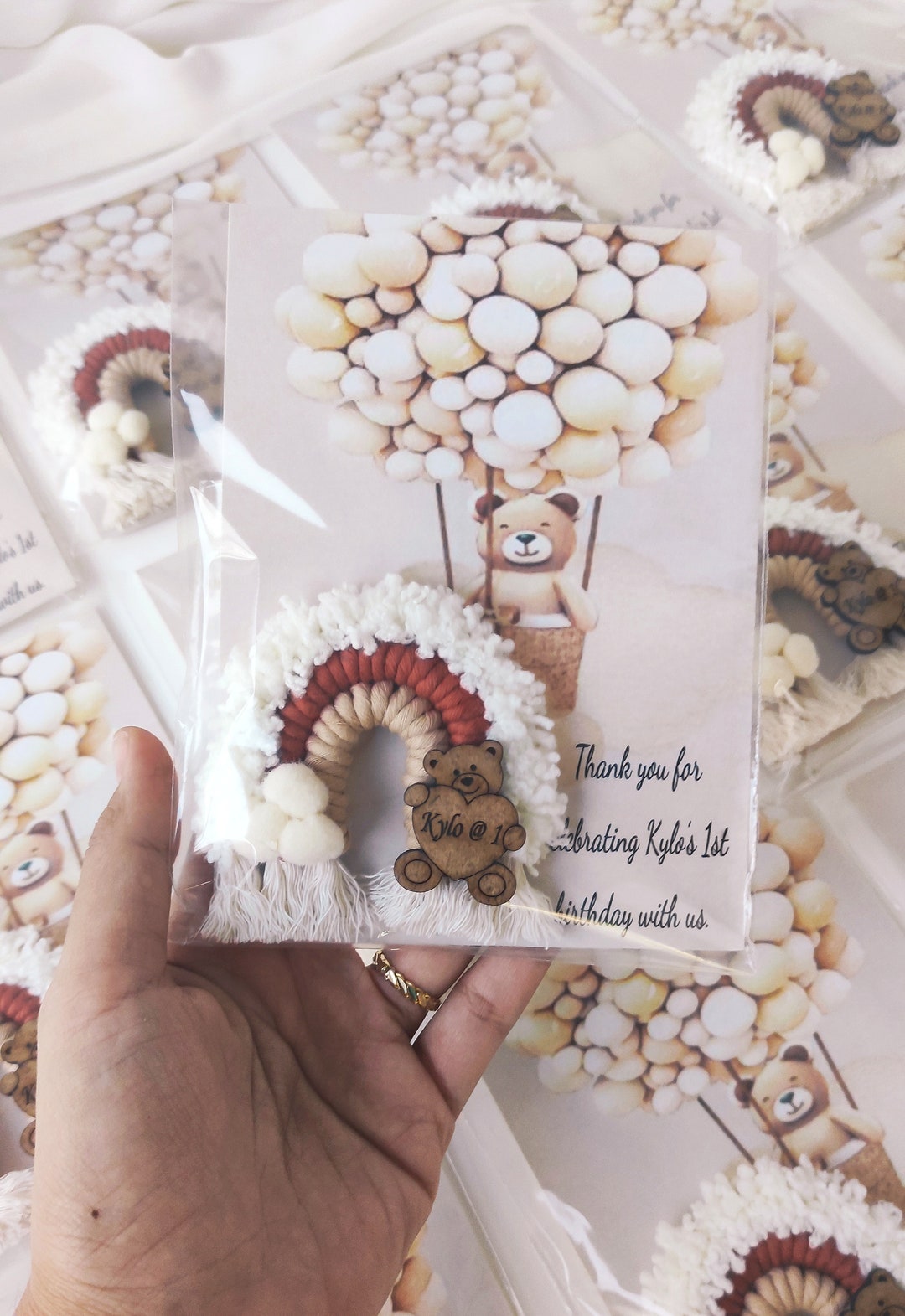 Custom Teddy Bear Baby Shower Favors,teddy Bear Magnet Gift,welcome ...