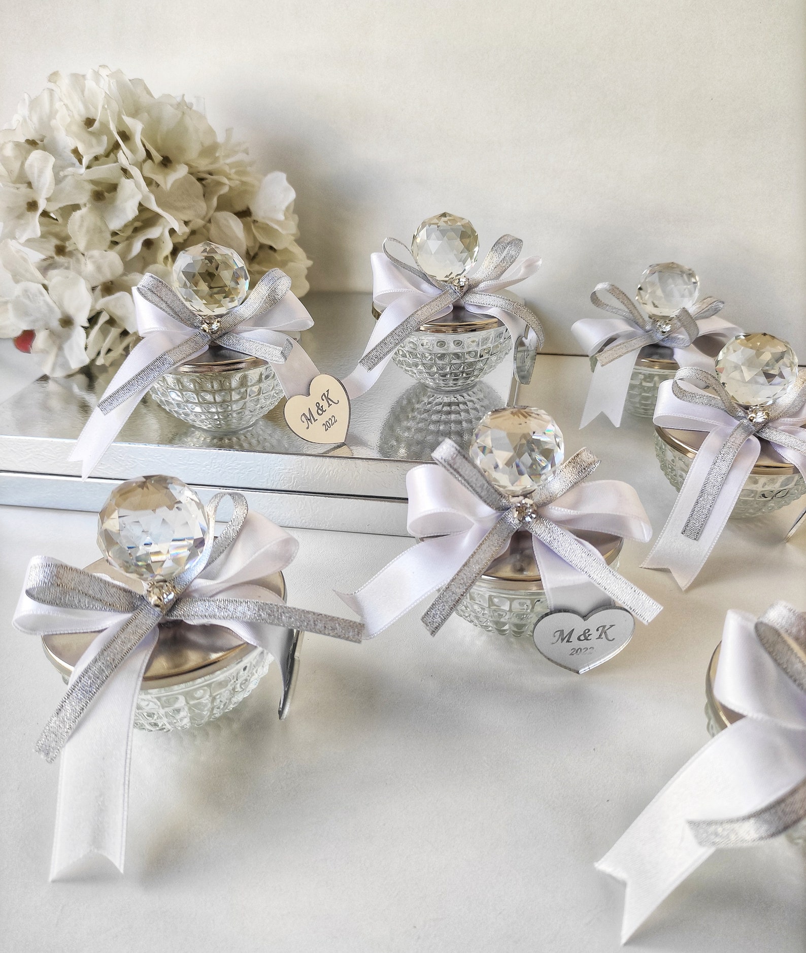 Luxury Wedding Favors for Guests,personalized Crystal Glass Bowl Gifts ...