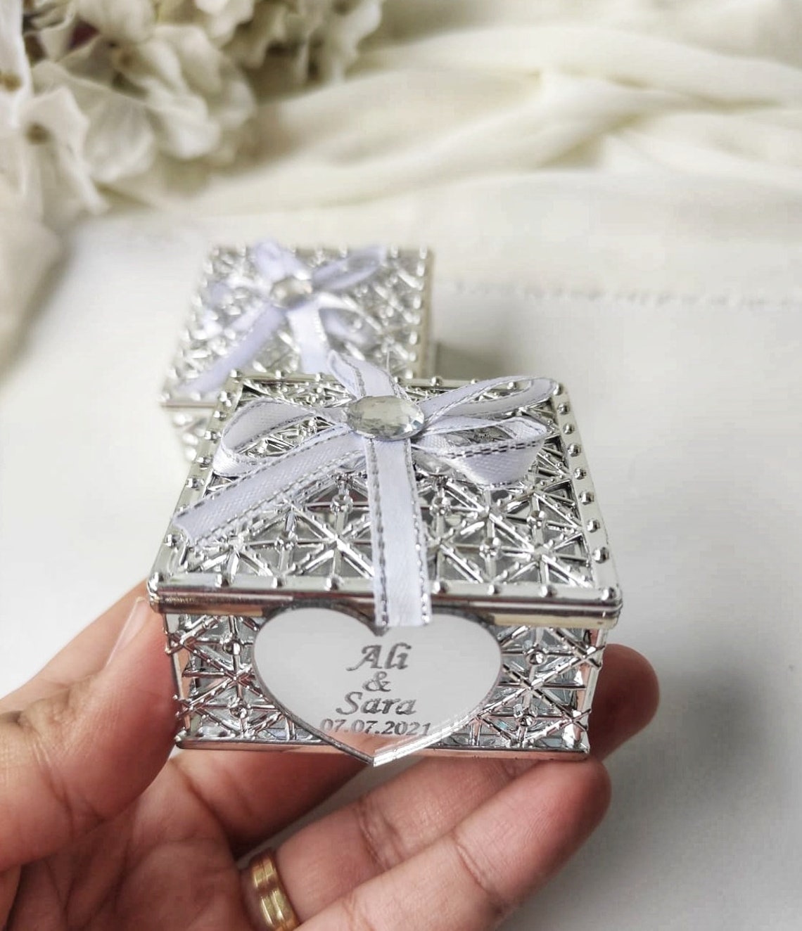 Personalized Luxury Wedding Candy Boxwedding Favorsparty - Etsy Canada