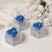 Royal Blue Candy Box,sİlver Color Plastic Chocolate Box,royal Blue ...