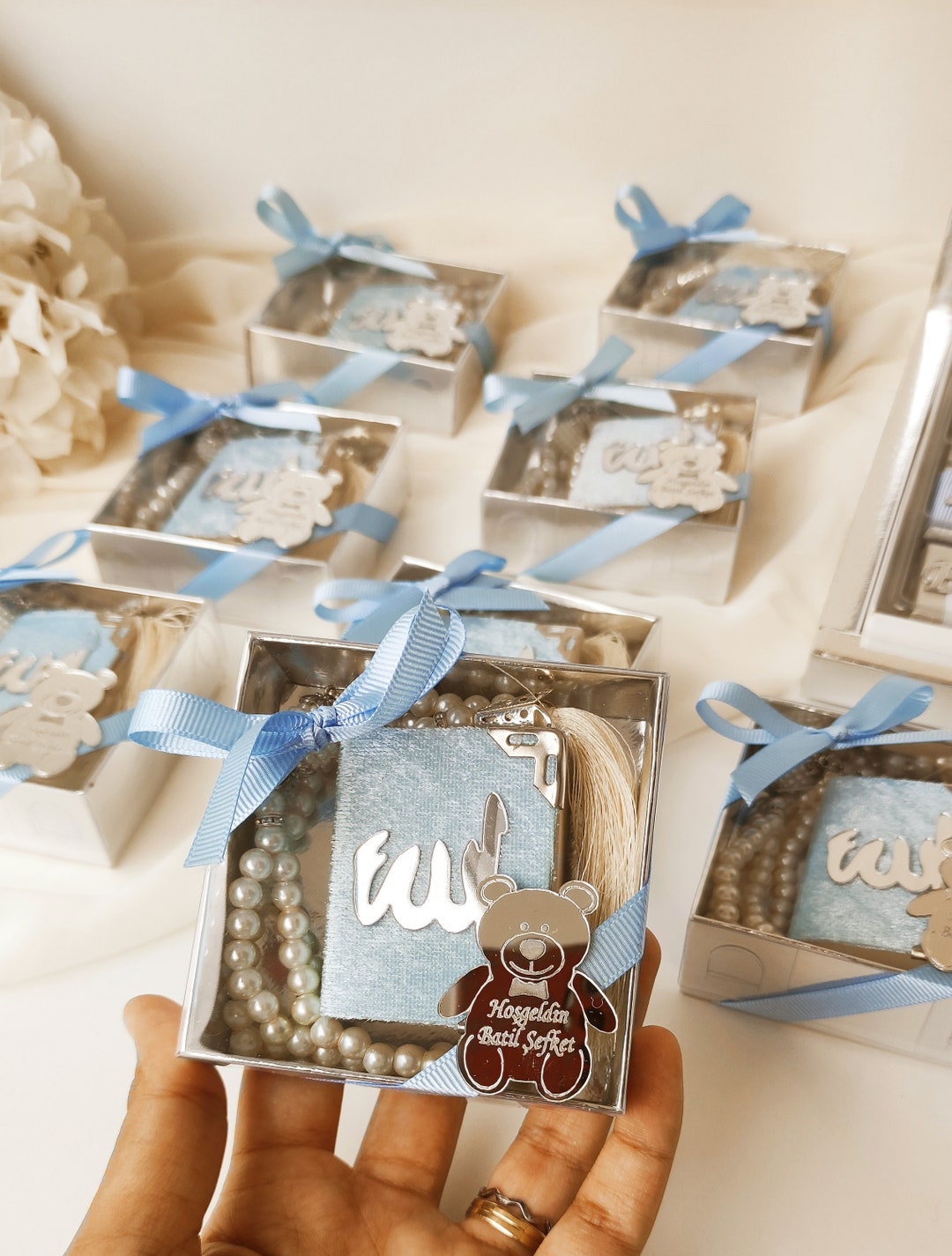 Teddy Bear Custom İslamic Gifts,mini Quran and Tasbeeh Sets,muslim Baby ...