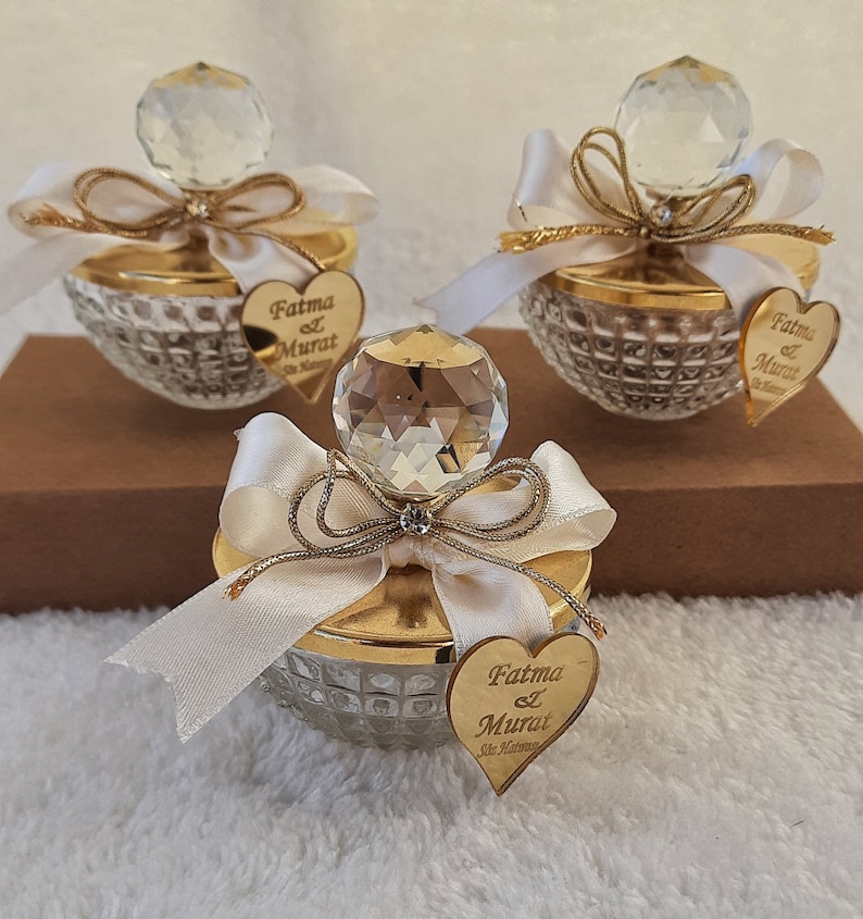 Personalized Wedding Favors for Guests Crystal Glass Turkish - Etsy