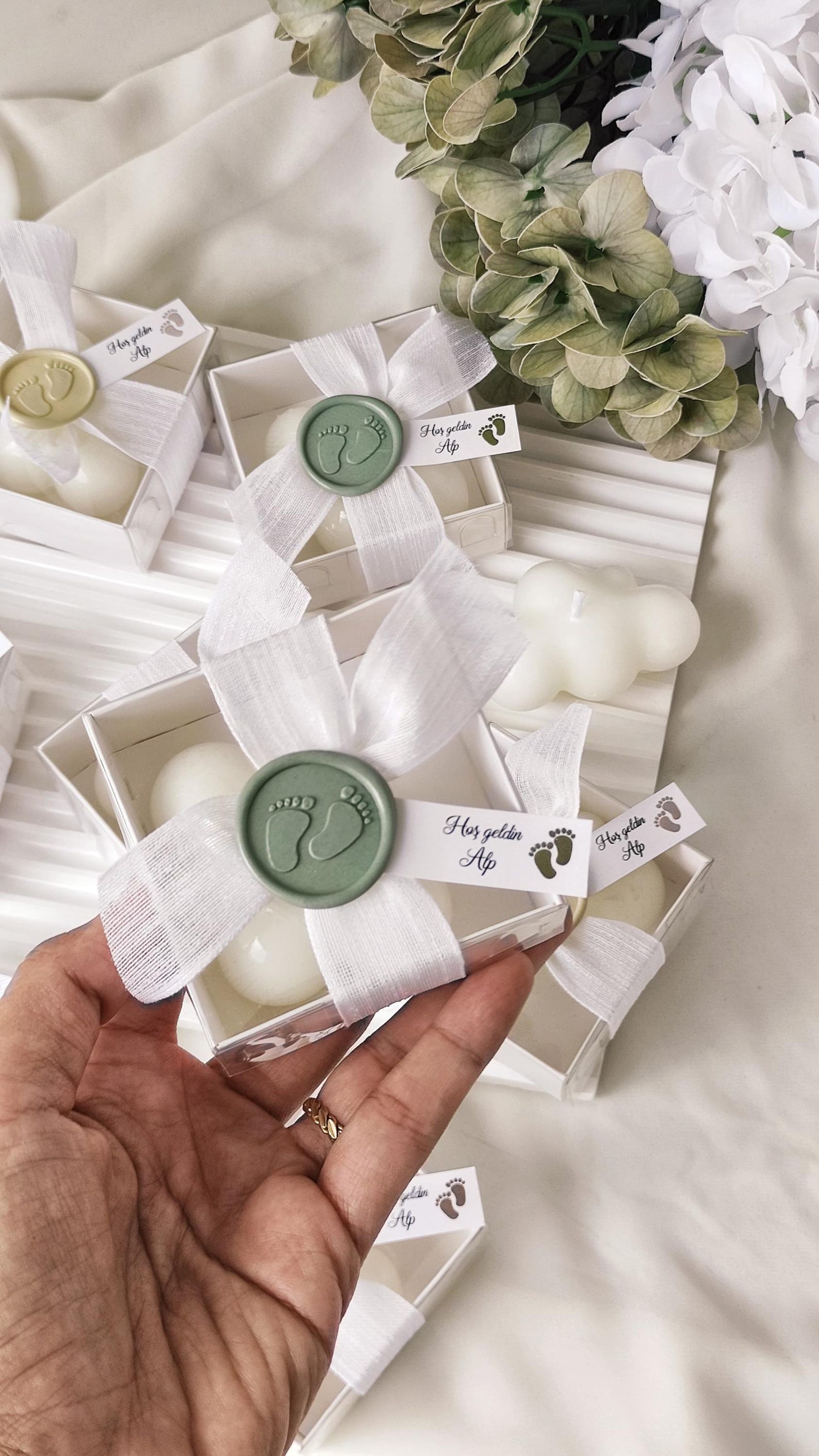 Tiny Cloud Candle Gifts for Baptism Ceremony, Scented Candles, Guest ...