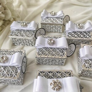 Personalized Cristal Stone Wedding Candy Box,wedding Favors,baby Shower ...