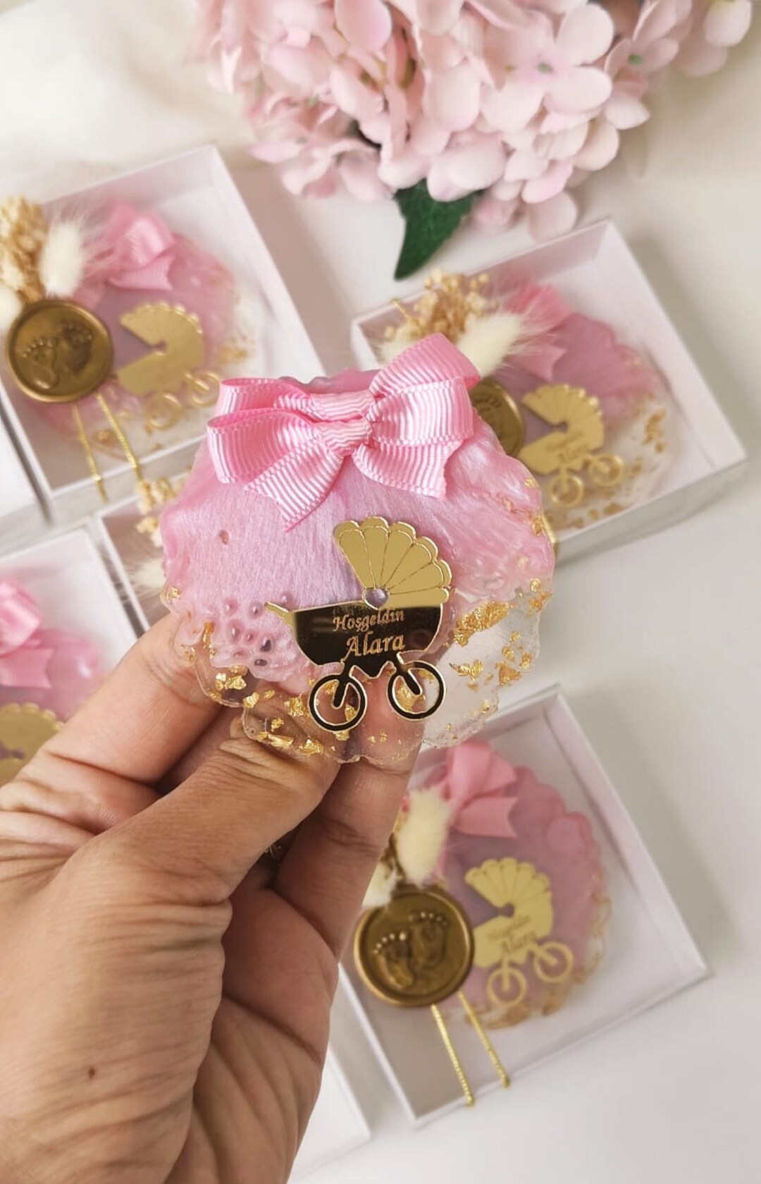 New Born Personalized Favors, Baby Shower Magnet Favors, Welcome Baby ...