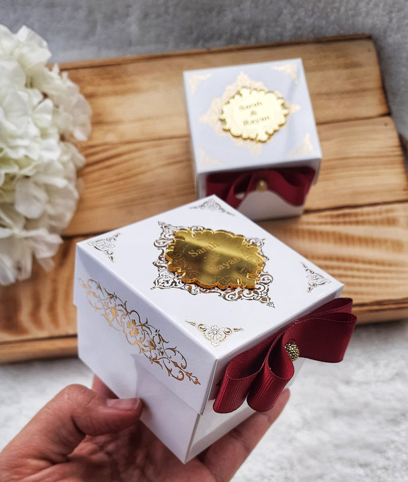 Red Quran Boxeid Giftİslamic Weddingmüslim Mini Quran Book - Etsy