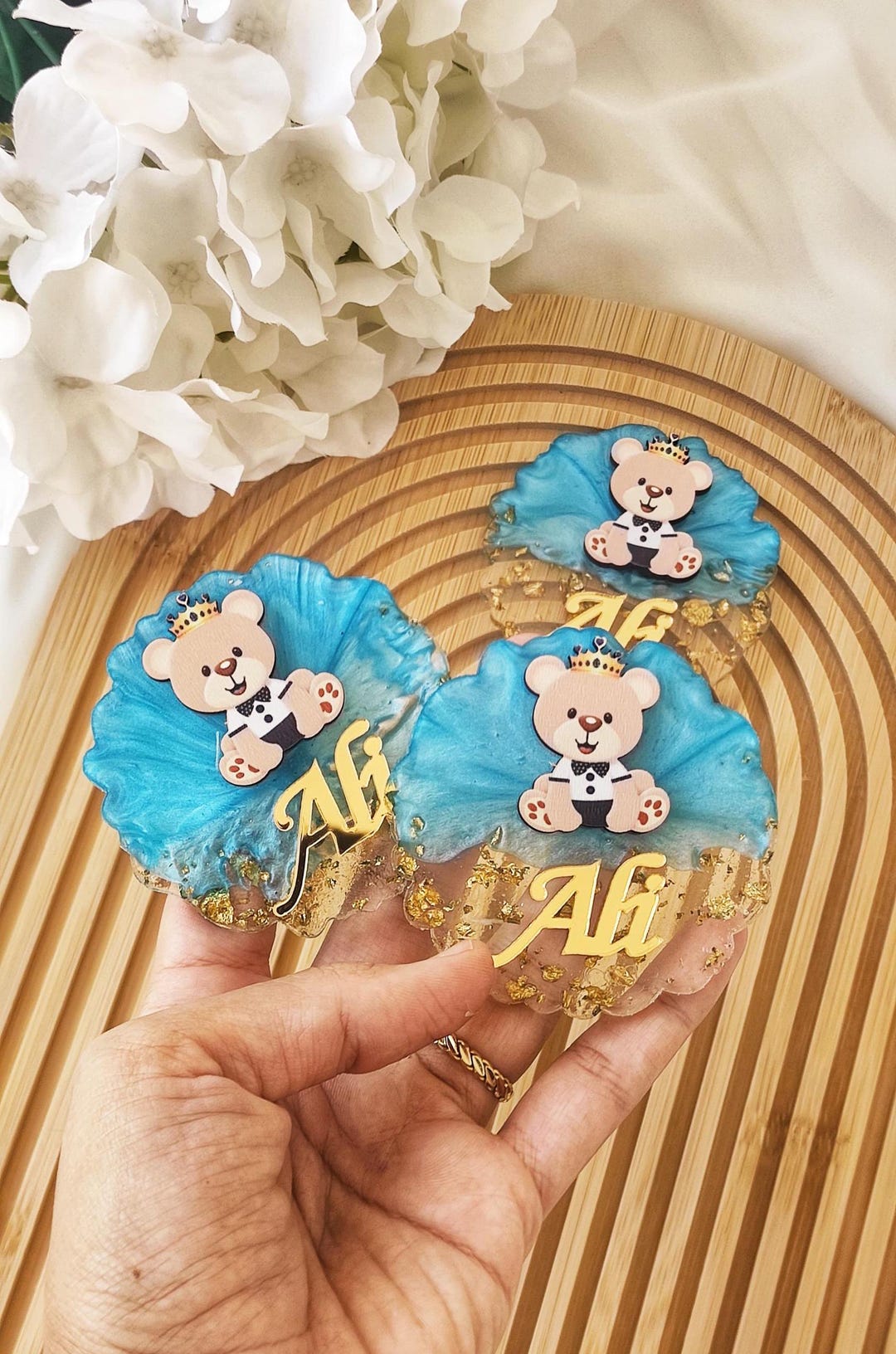 30 Pcs Teddy Bear Magnet in Bulk, Communion Favors, Baptism ...