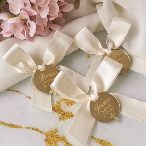 Personalized Wedding Acrylic Tag, Baptism Tag, Favor Tag, Plexi Custom ...