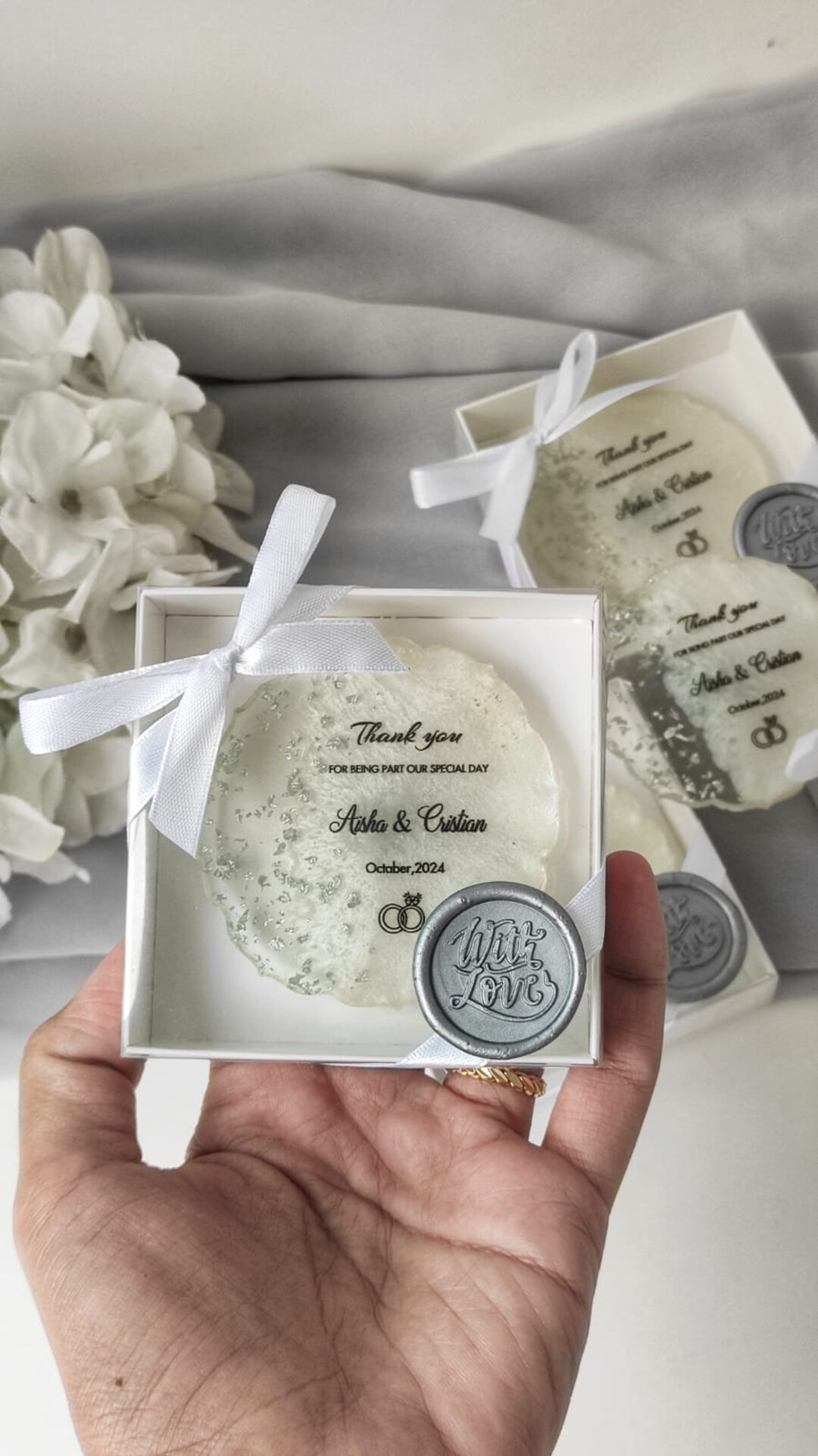 10 Pcs Personalized Magnet Favor for Guests,wedding Magnet Favors,resin ...